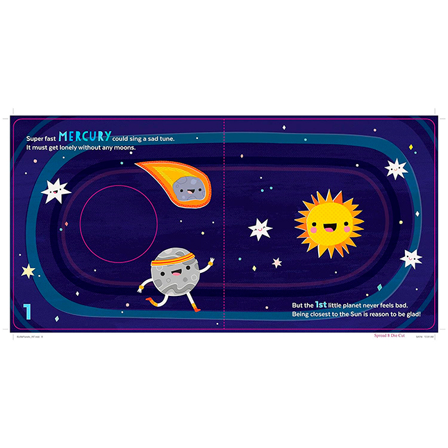 8 Little Planets Board Book - Books - Fat Brain Baby