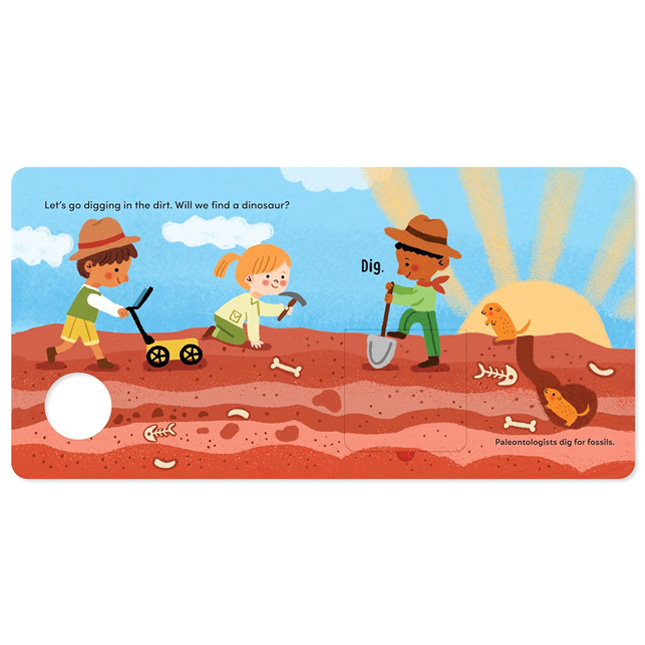 Digging for Dinosaurs See-and-Peek - - Fat Brain Toys