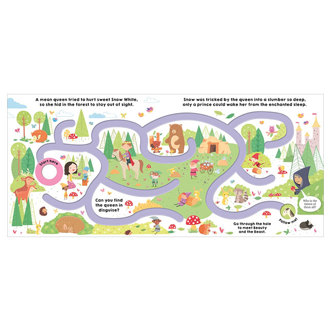 Maze Book - Follow Me Fairy Tales - Baby Gear - Fat Brain Baby