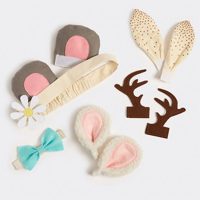 Dress Up and Play Animal Ears Headband Kit - - Fat Brain Toys