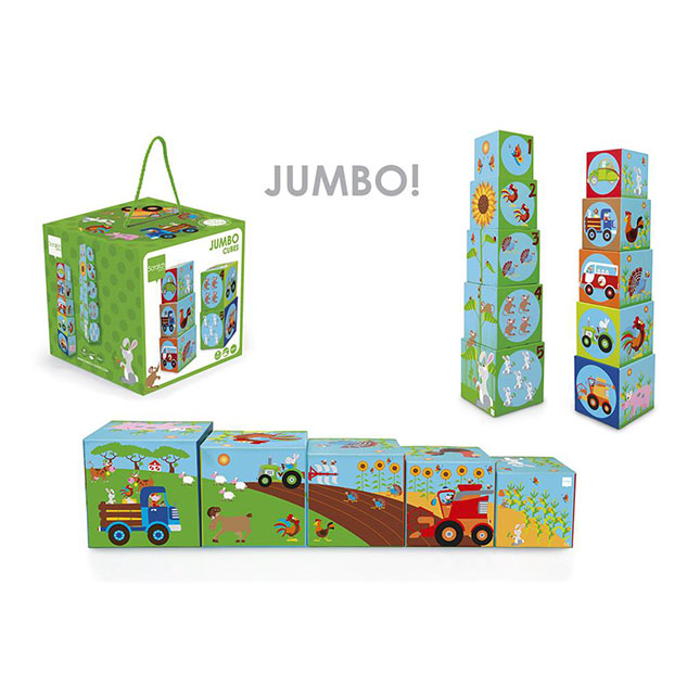 Stacking Tower Jumbo Farm - - Farm Toys