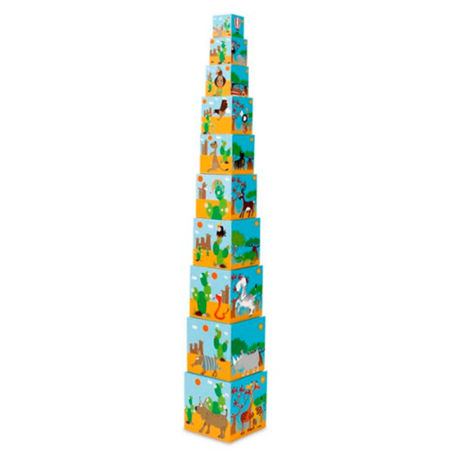 Scratch Europe Jumbo Stacking Tower - Savanna