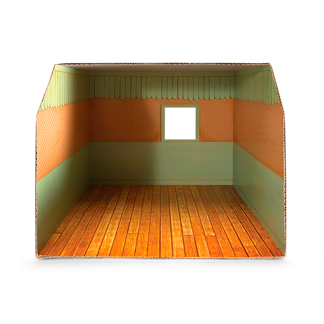 The Mouse Mansion Cardboard Room - Nursery - Best for Ages 3 to 8