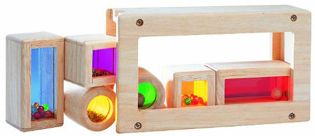 Rainbow Sound Blocks - - Fat Brain Toys
