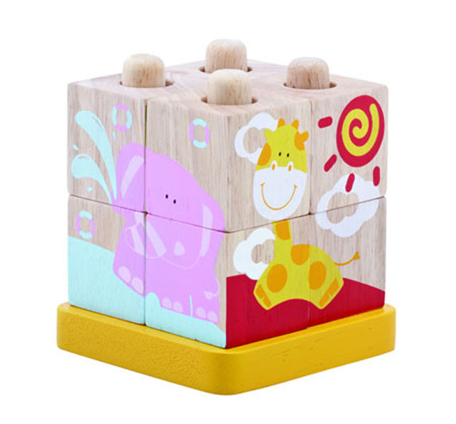 Safari Cubes - - Fat Brain Toys