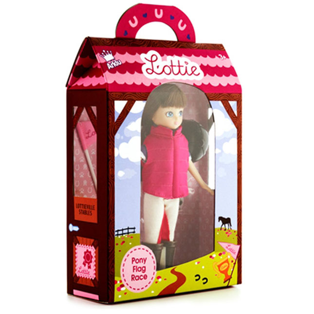 Lottie Pony Flag Race - - Fat Brain Toys