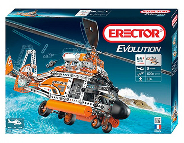 Erector Evolution - Helicopter - - Fat Brain Toys