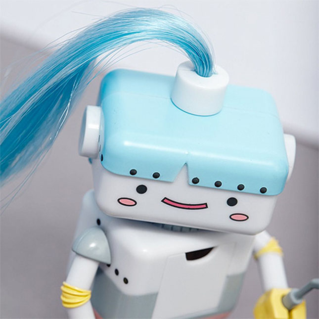 Lottie Busy Lizzie the Robot - - Fat Brain Toys