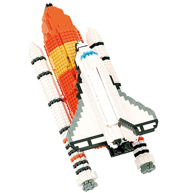 NanoBlock Space Shuttle DX - - Fat Brain Toys