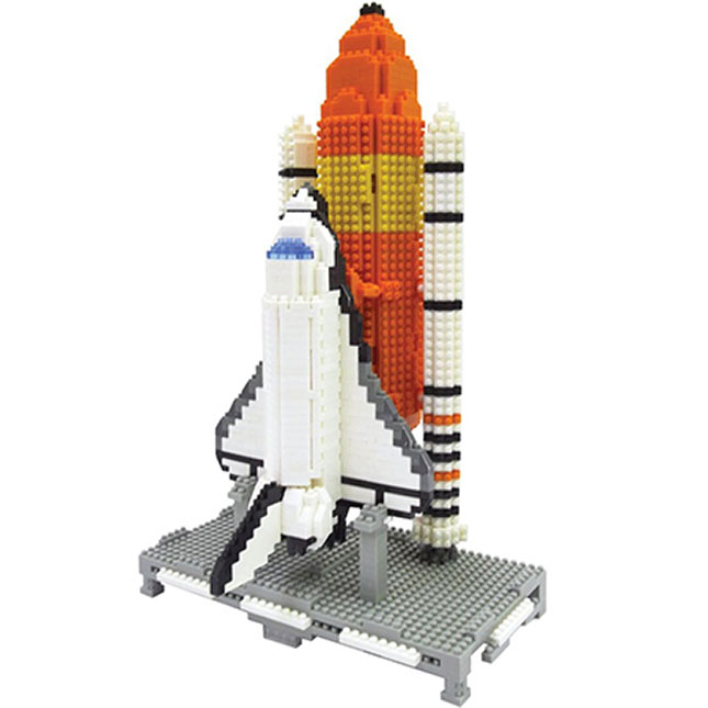 NanoBlock Space Shuttle DX - - Fat Brain Toys