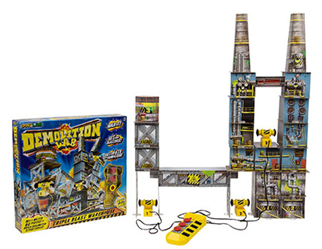 Demolition Lab: Triple Blast Warehouse - - Fat Brain Toys