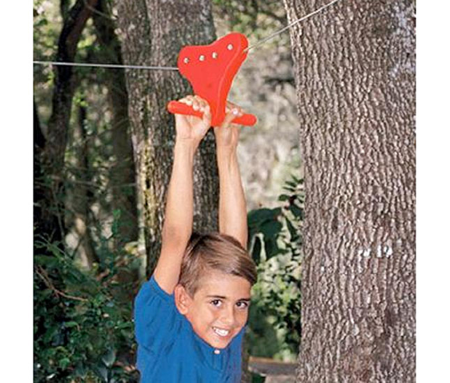 Zip Line Fun - 70 Foot - - Fat Brain Toys