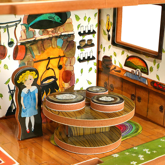 Goldilocks and the Three Bears Book and Playset - - Fat Brain Toys
