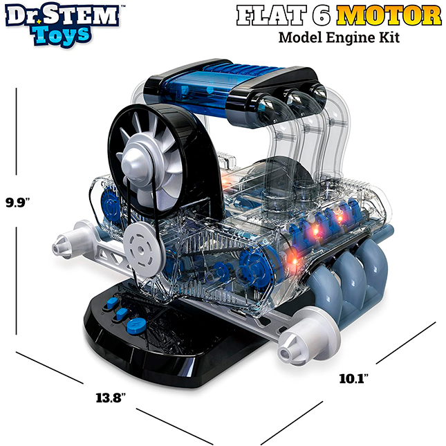 Dr. STEM Toys Flat 6 Motor - - Fat Brain Toys