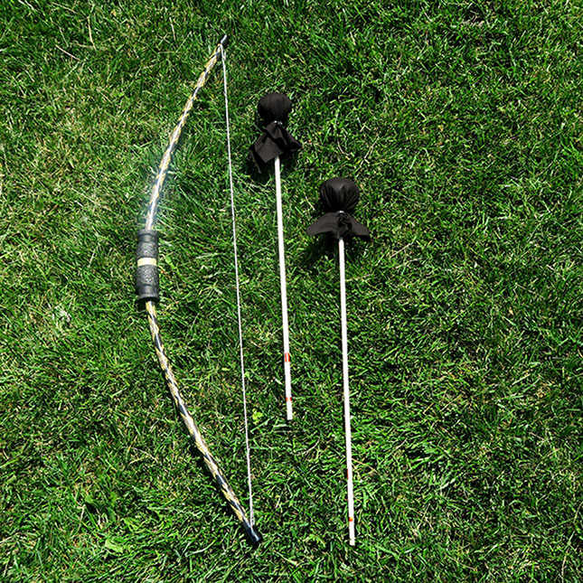 Python Bow & Arrows Set with Bulls Eye - - Fat Brain Toys