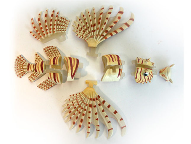 4D Lion Fish Puzzle - - Fat Brain Toys