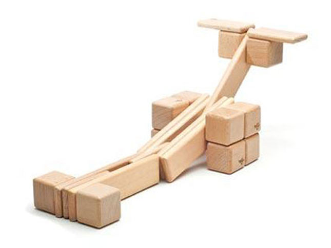 Tegu 26 piece Discovery Wooden Block Set - - Fat Brain Toys