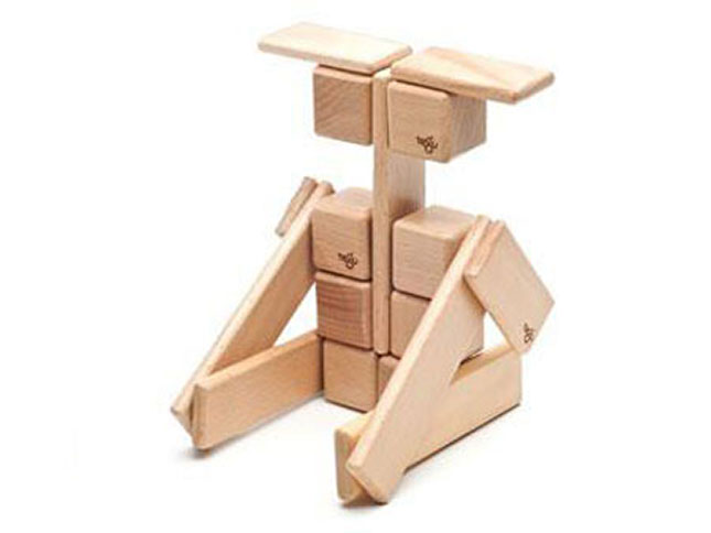 Tegu 26 piece Discovery Wooden Block Set - - Fat Brain Toys