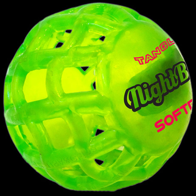 Tangle Sportz Matrix Airless NightBall Softball - - Fat Brain Toys