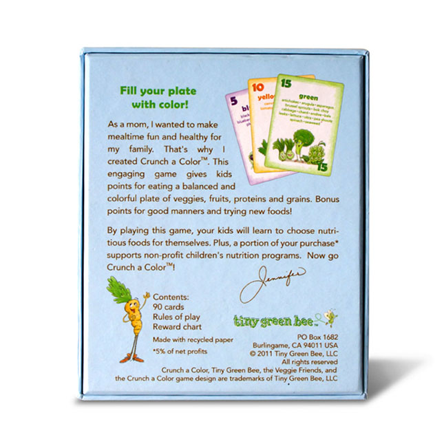 Crunch a Color: The Healthy Eating Game for Kids - - Fat Brain Toys