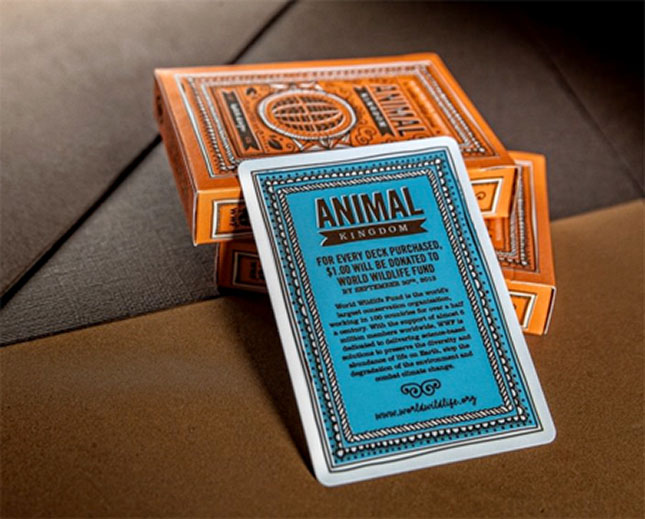 Animal Kingdom Deluxe Playing Cards - - Fat Brain Toys