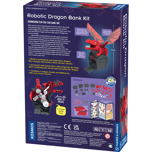 Robotic Dragon Bank Kit - - Fat Brain Toys