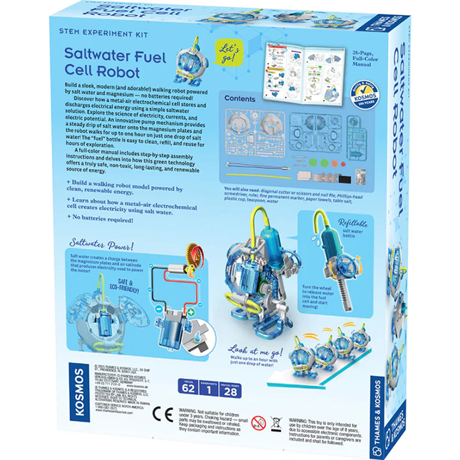 Saltwater Fuel Cell Robot - Best for Ages 8 to 12