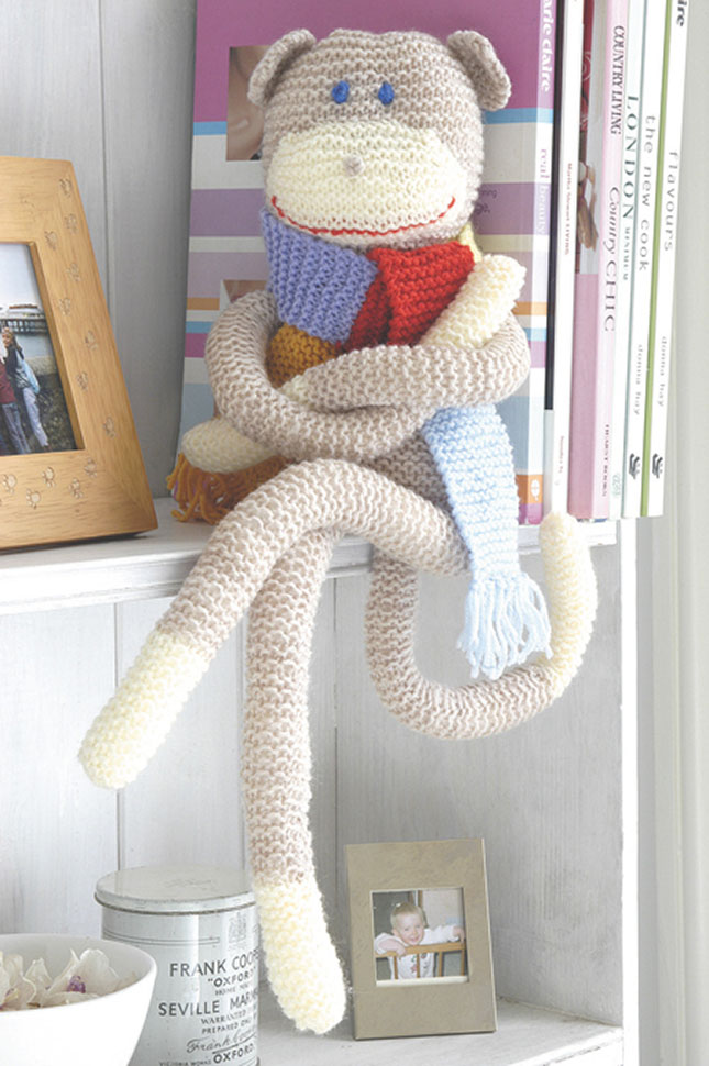 Knit-It Monkey Kit - - Fat Brain Toys