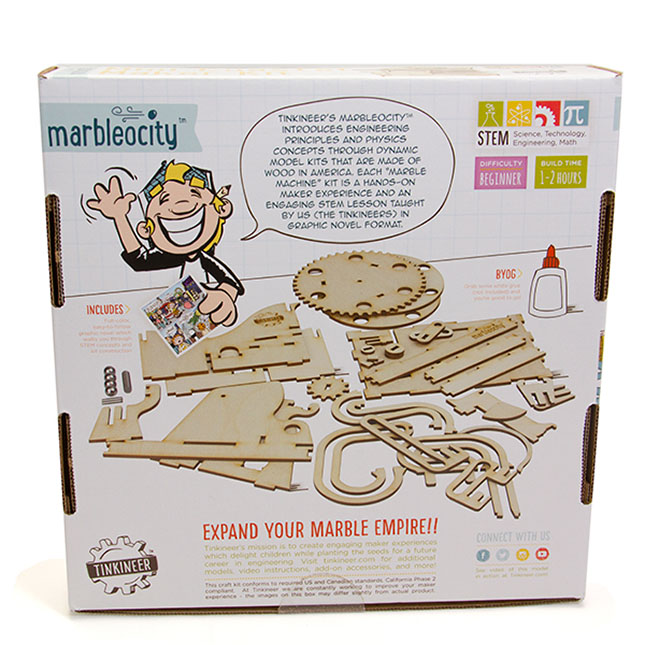 Marbleocity - Mini Coaster - - Fat Brain Toys