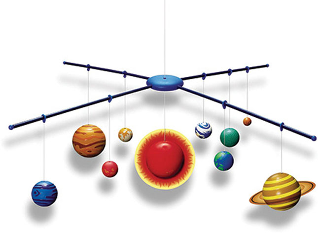 4M 3D Solar System - - Fat Brain Toys