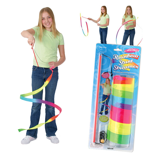 Rainbow Stunt Streamer - - Fat Brain Toys