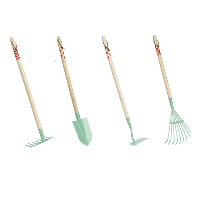 Kids Garden Tall Tool Set - - Fat Brain Toys