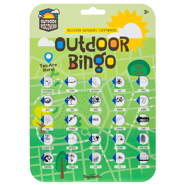Outdoor Discovery Outdoor Bingo - 4 pack - Best Games for Ages 4 to 12