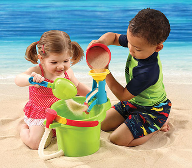 Sand & Water Bucket Set - - Fat Brain Toys