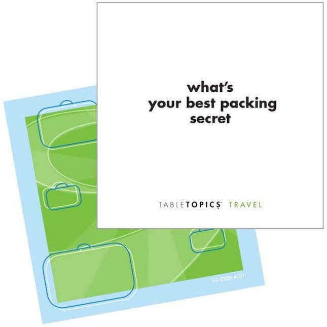 Table Topics To Go - Travel - - Fat Brain Toys
