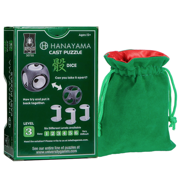 Hanayama Cast Metal Puzzle Jam - Level 3 - - Fat Brain Toys