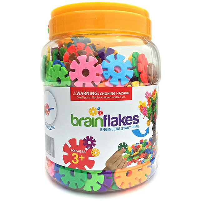 Brain Flakes 500 Piece Interlocking Plastic Disc Set