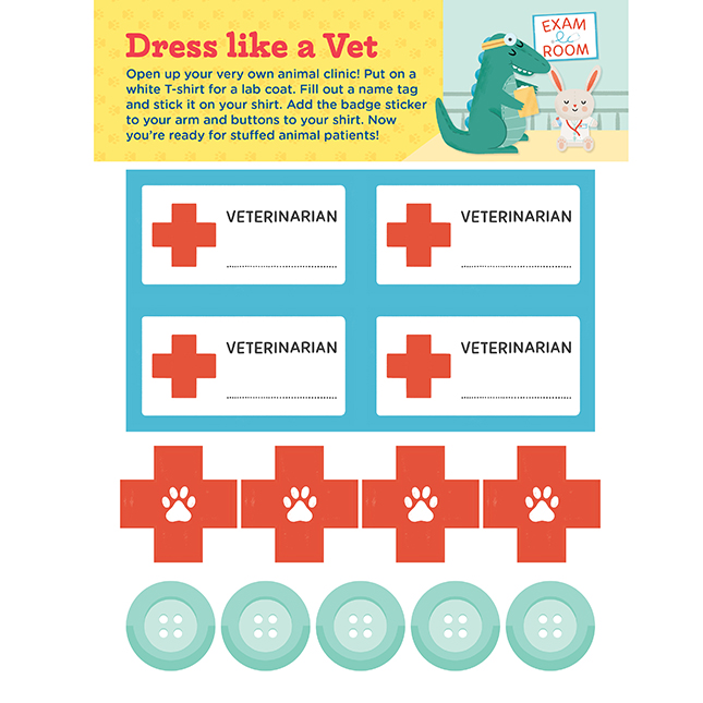 I Want to Be a Vet Activity Book - - Fat Brain Toys