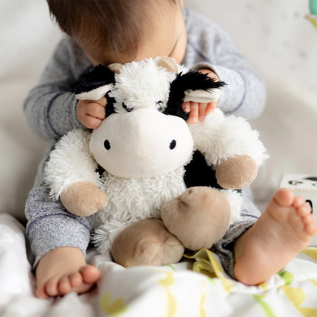 Black & White Cow Warmies - - Farm Toys
