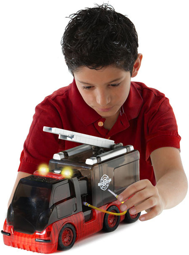 Torch Fire Truck with Story Book & R/C Transmitter - - Fat Brain Toys