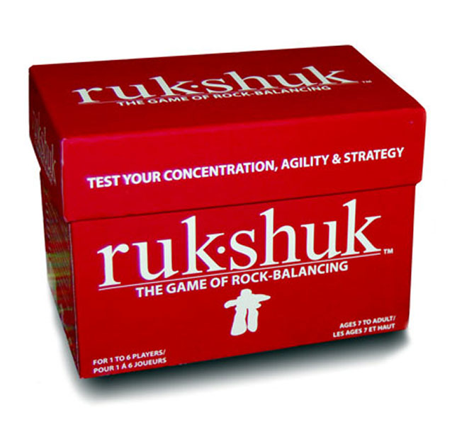 Rukshuk Rock Balancing Game - - Fat Brain Toys