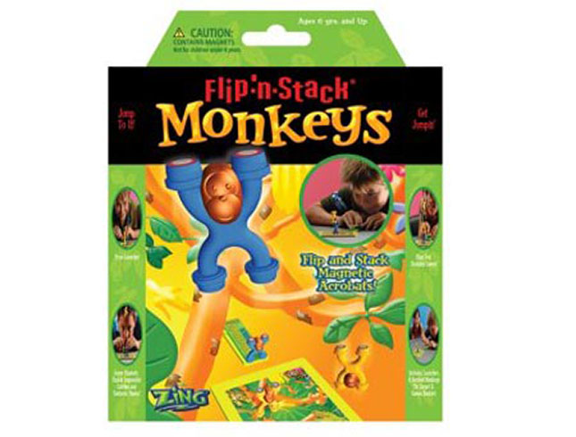 Flip-n-Stack Monkeys - - Fat Brain Toys