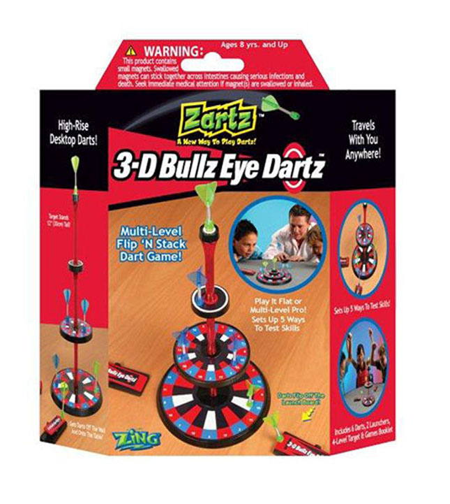 3-D Bullz Eye Dartz - - Fat Brain Toys