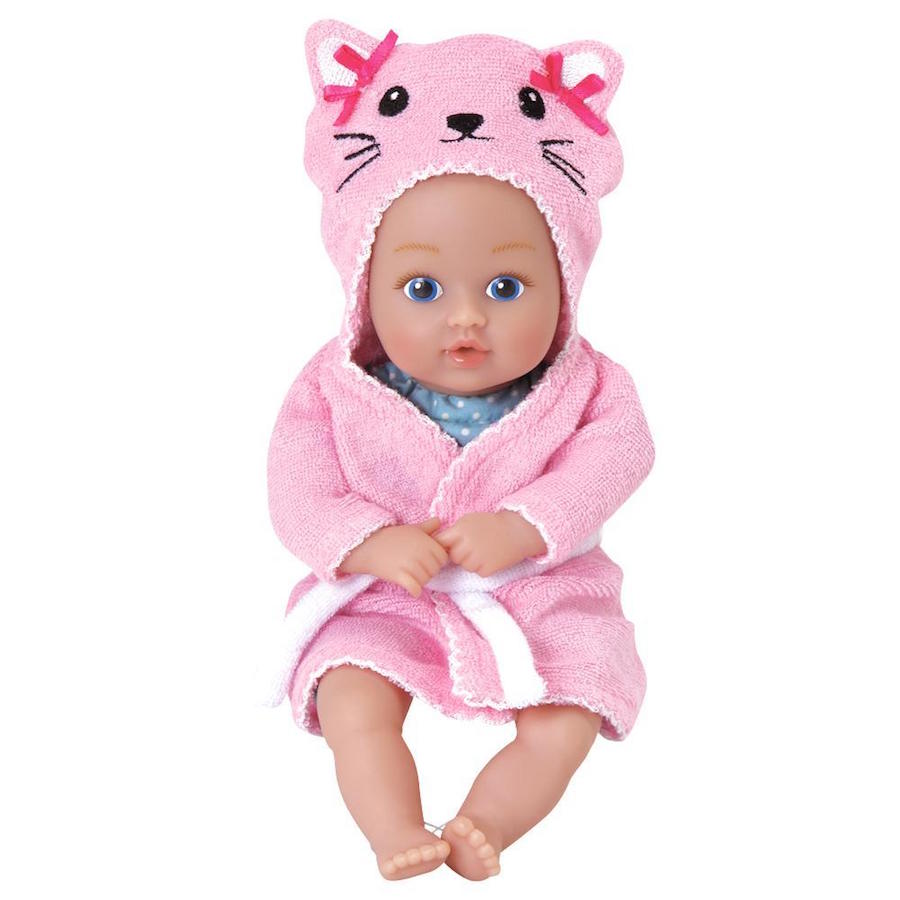 BathTime Baby Tots Kitty - 8.5 inch - - Fat Brain Toys