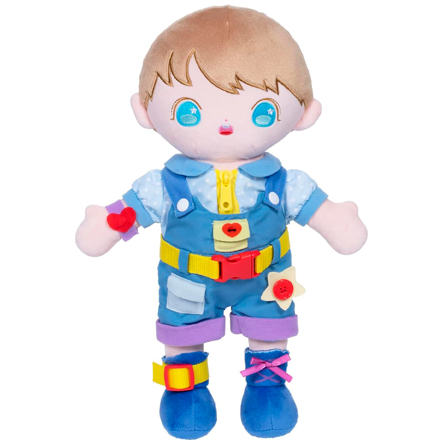Buckle N Learn Montessori Liam Doll - Best for Ages 3 to 6
