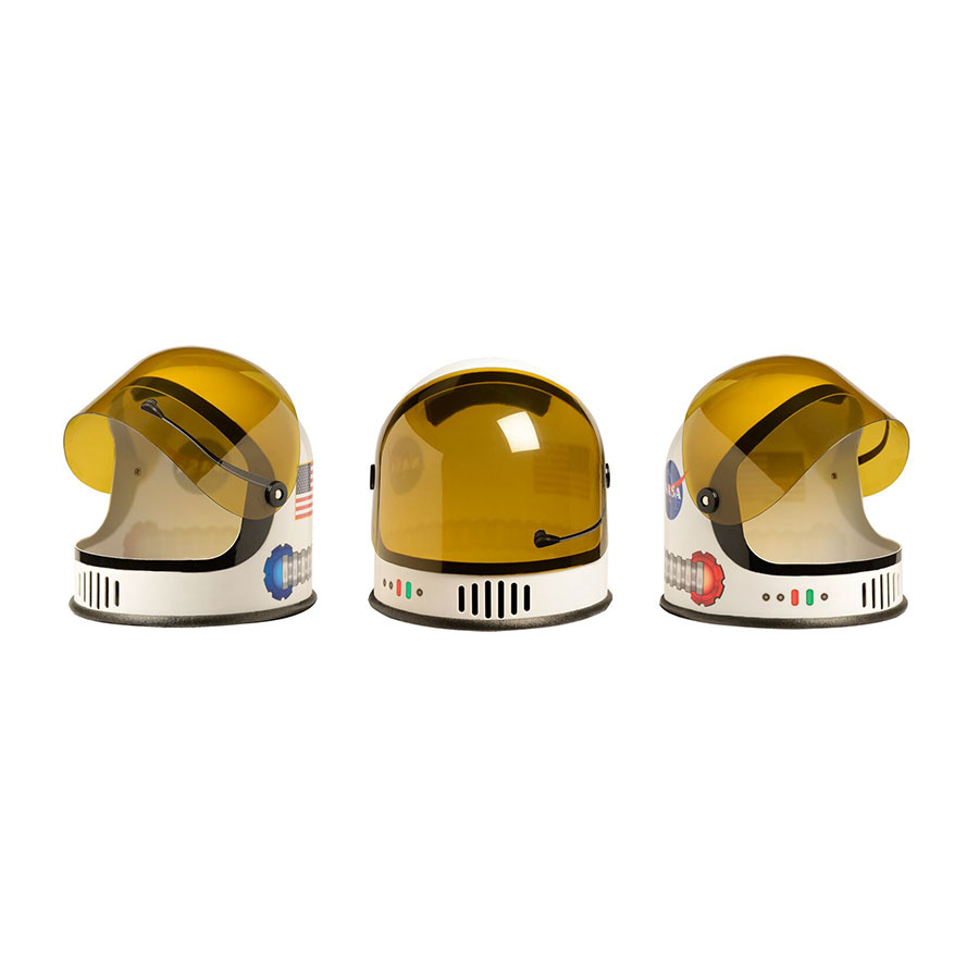 Youth Astronaut Helmet - White - Best for Ages 6 to 9