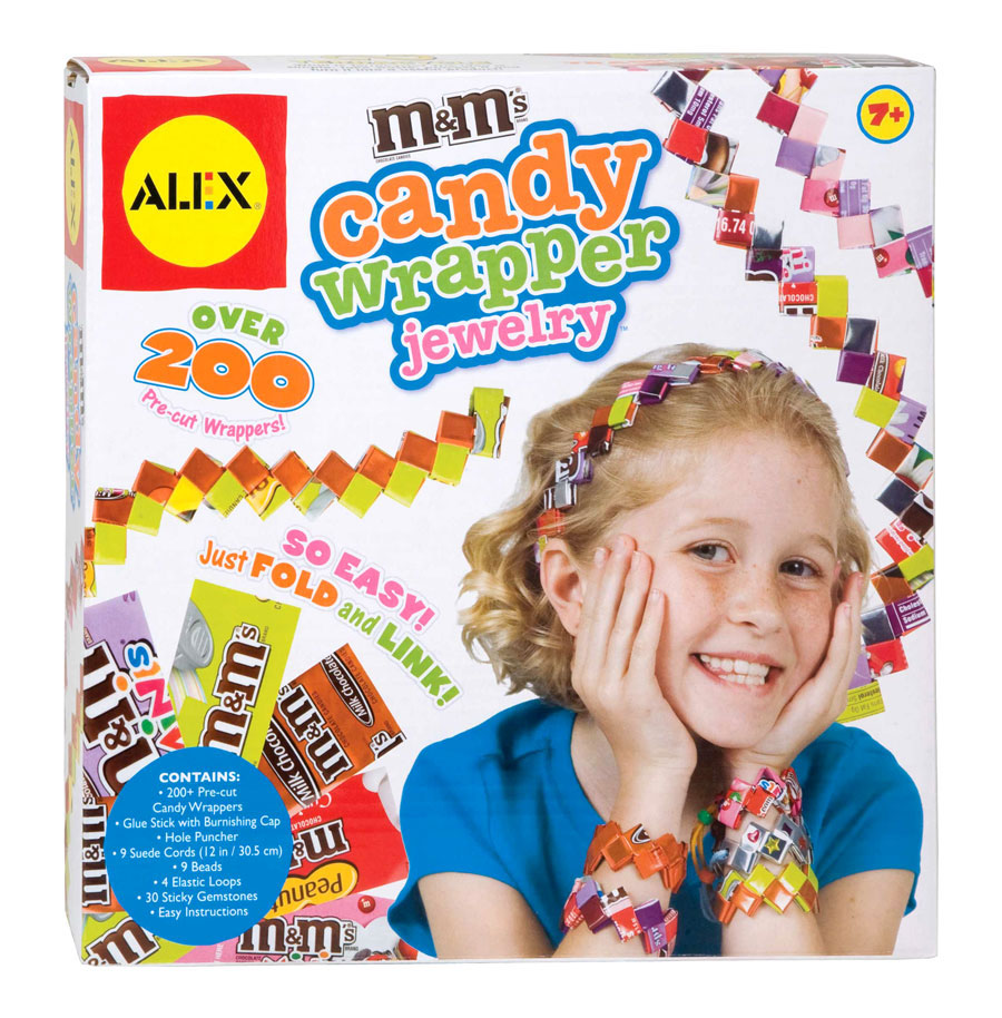 M&M Candy Wrapper Jewelry - - Fat Brain Toys