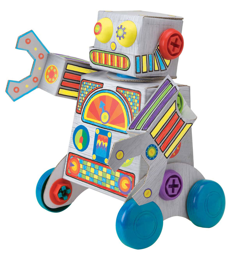 Build & Roll Robot - - Fat Brain Toys