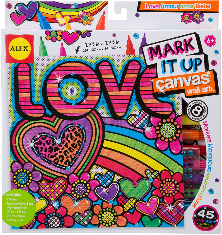 Mark It Up Canvas - Love - - Fat Brain Toys