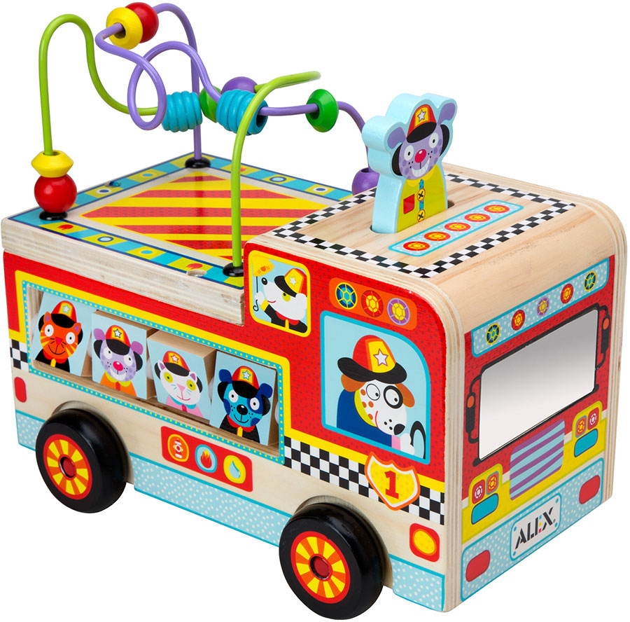 Alex Jr. My Busy Fire Truck - - Fat Brain Toys